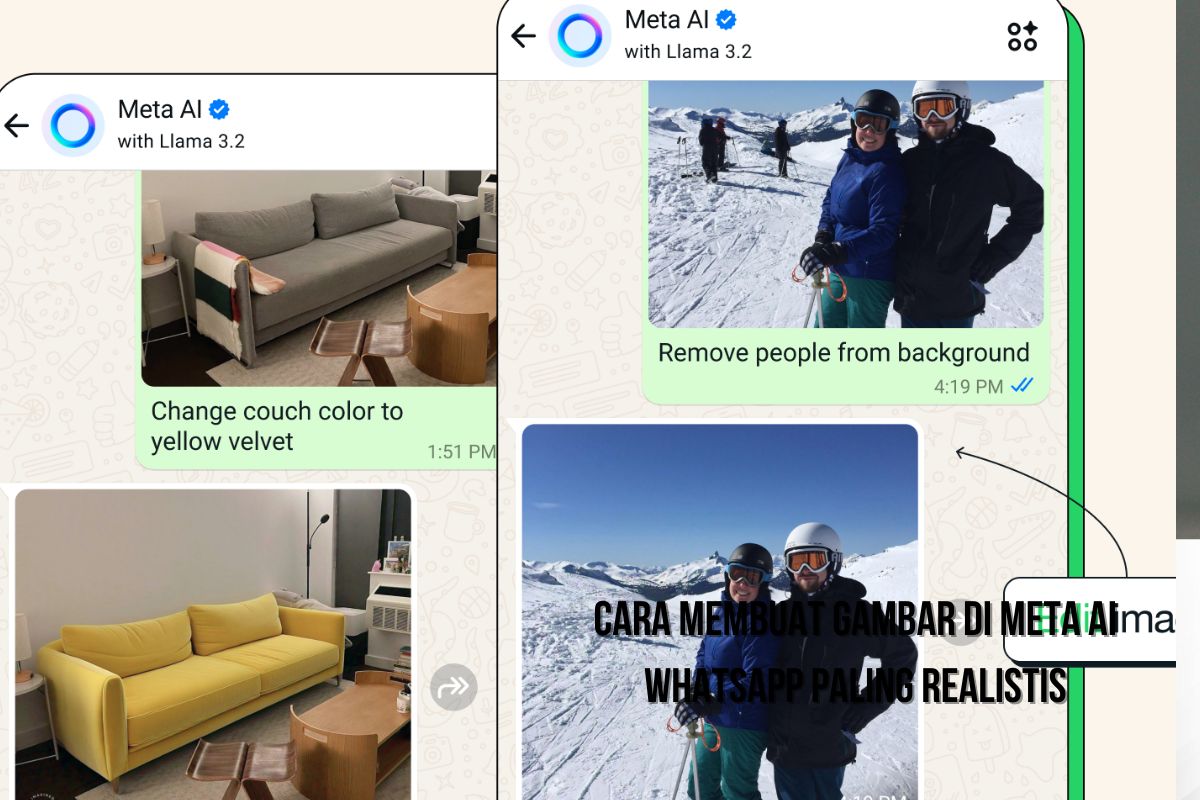 Cara Membuat Gambar Di Meta AI Whatsapp Paling Realistis, Simak Langkah ...