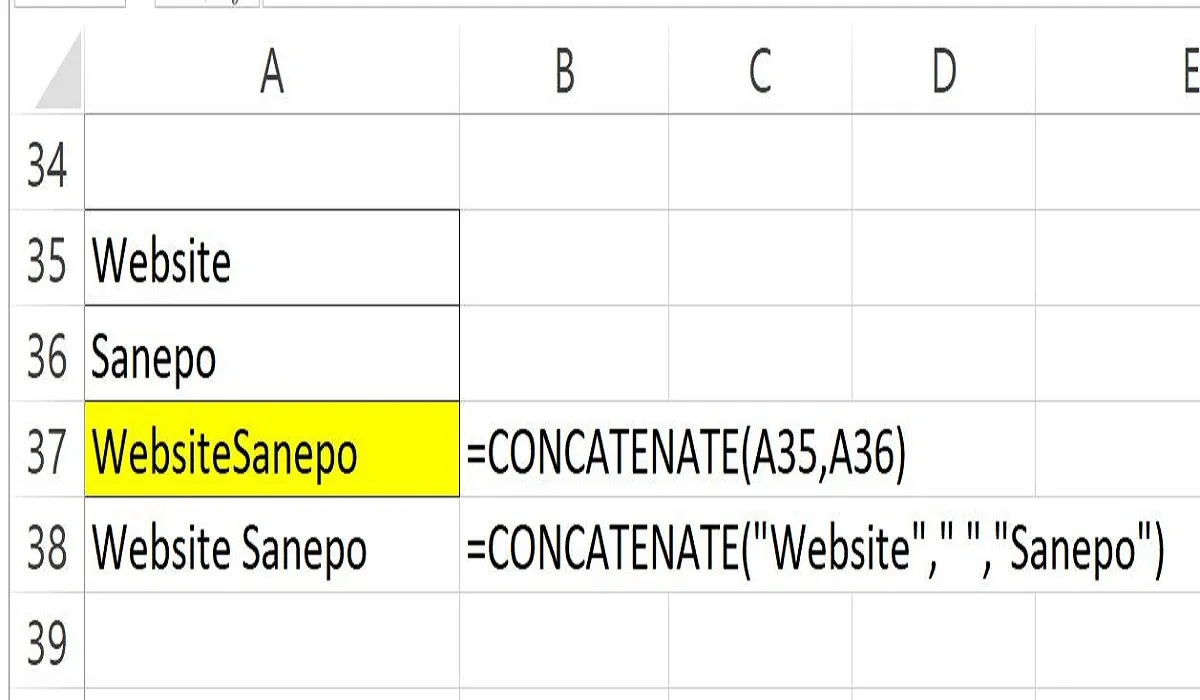 Cara Menggunakan Rumus CONCATENATE Di Excel, Menggabungkan Beberapa ...