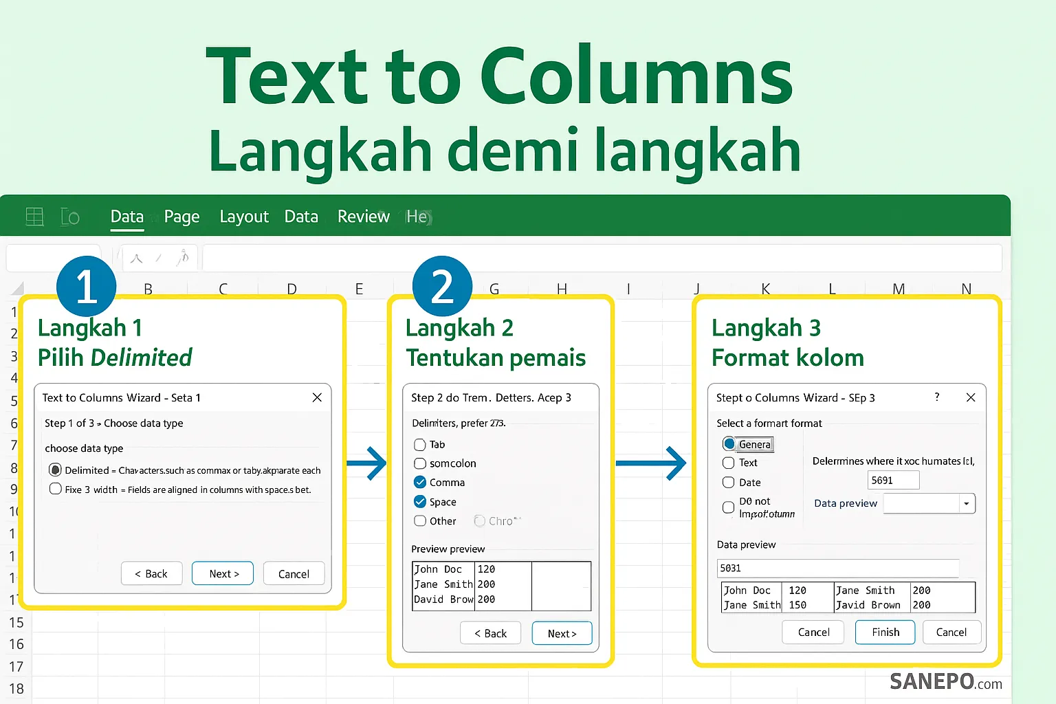 Tutorial Memisahkan Nama Depan Dan Belakang: 7 Langkah Ultimate ...